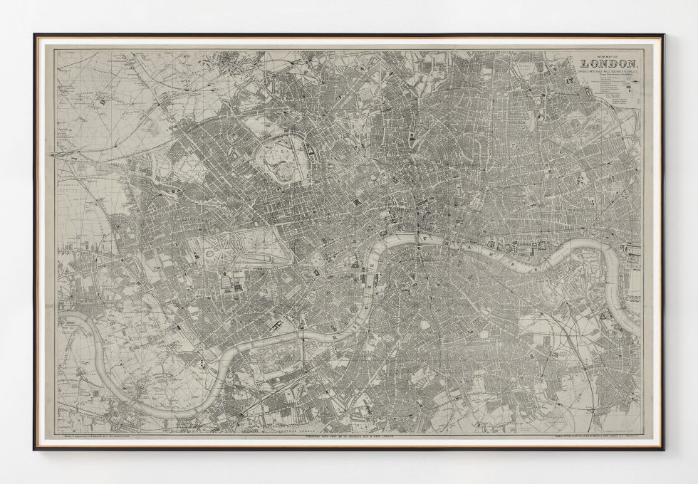Bacon’s London 1878 - Majesty Maps & Prints